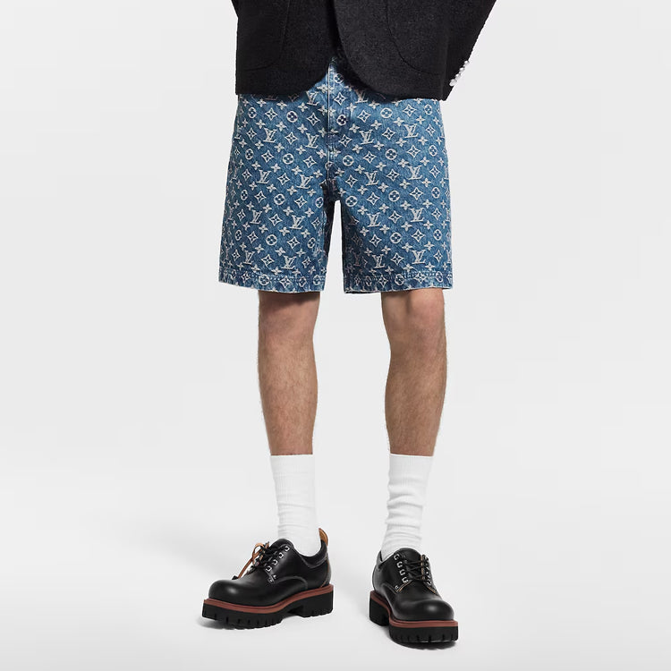LV 25ss new MONOGRAM denim shorts – My Store